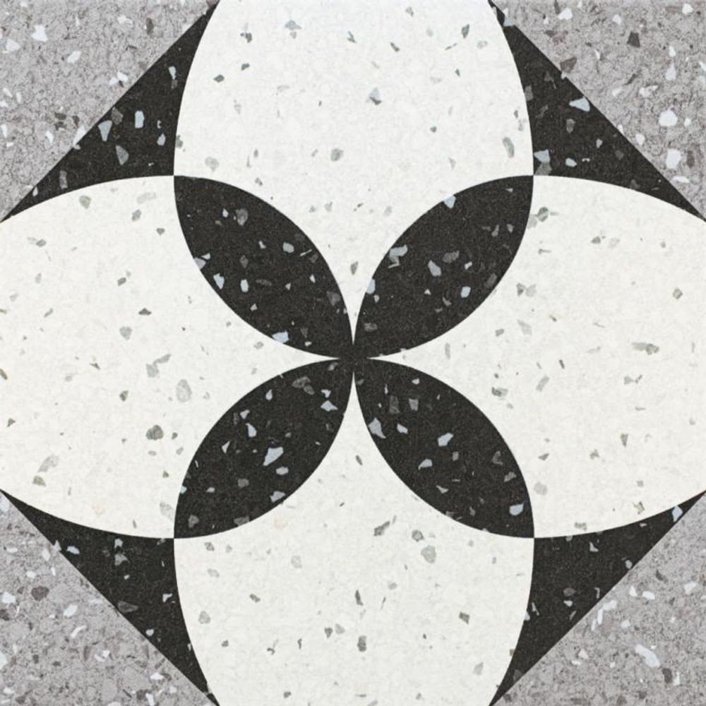 Piso Cerâmico Roca Grés Uno Venice Bloom Acetinado 20x20 - revesteonline