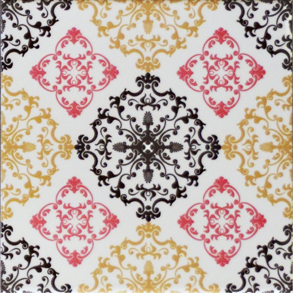 Revestimento Gabriella Tang TANG/00 Kit 12 Peças Acetinado 20x20 ...