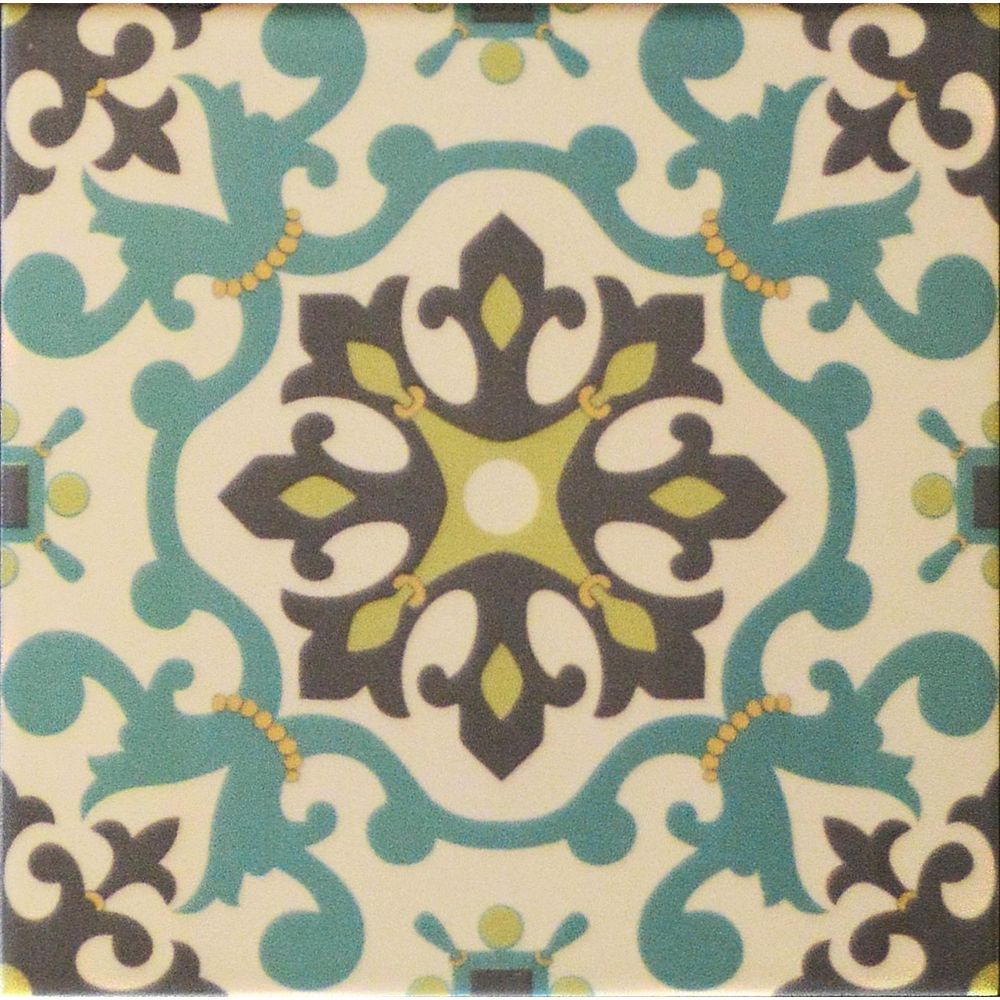 Revestimento Gabriella Tang TANG/00 Kit 12 Peças Acetinado 20x20 ...