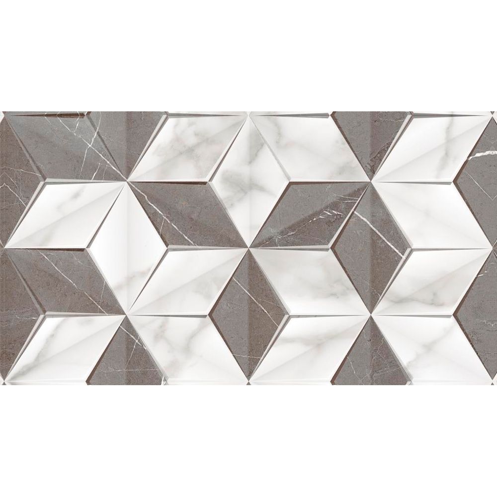 Revestimento Cerâmico Embramaco Vetro Marmo Gray Acetinado Retificado ...