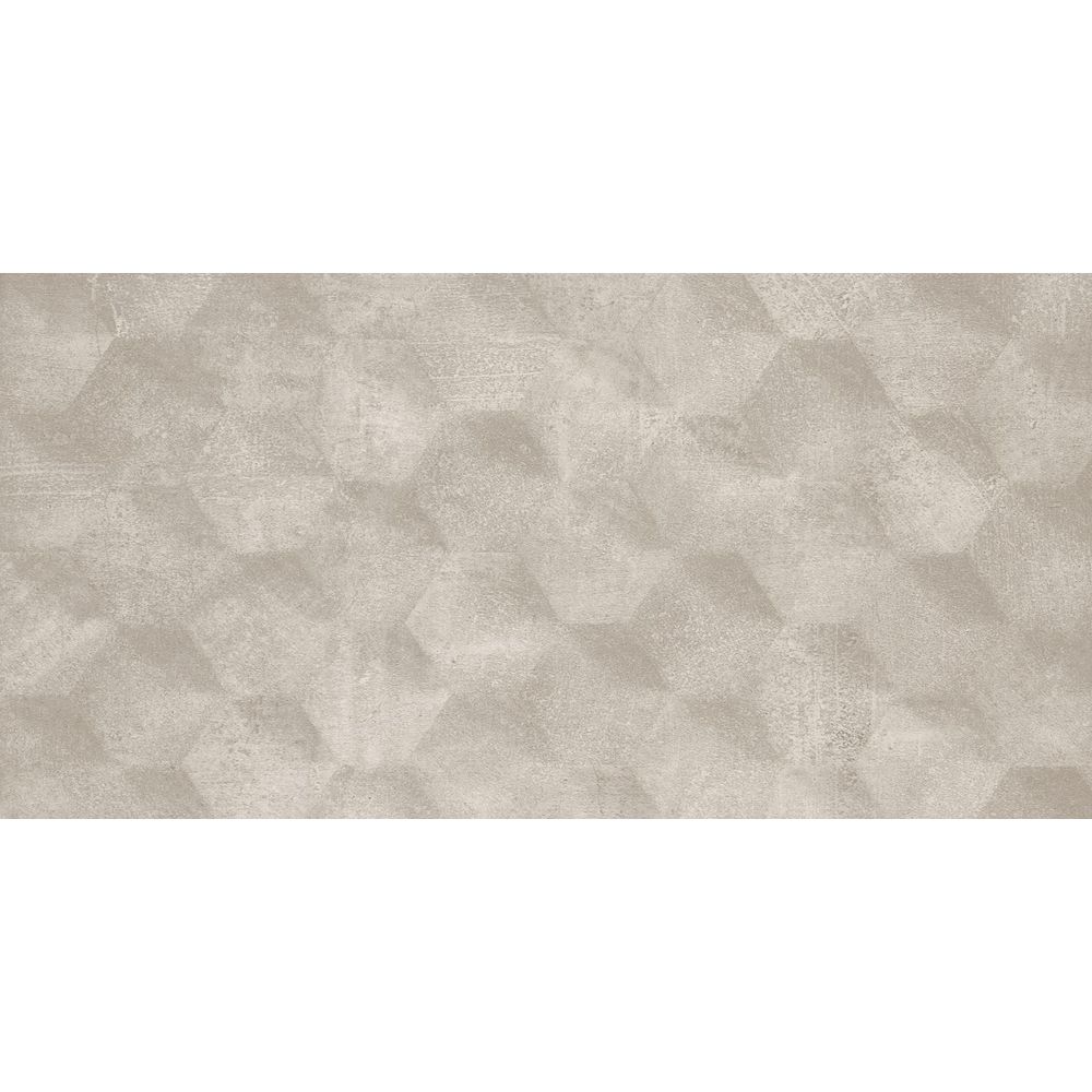 Revestimento Cerâmico Portinari Charm Cubic Gray Matte 30x60 ...